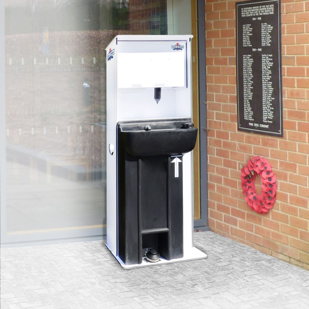 Freestanding 5-in-1 Handwashing Station